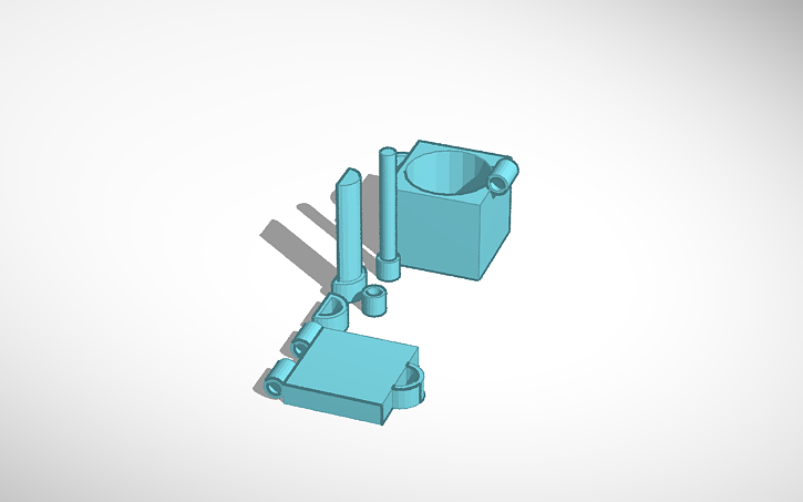 3D design Box With Hinged Lid. - Tinkercad