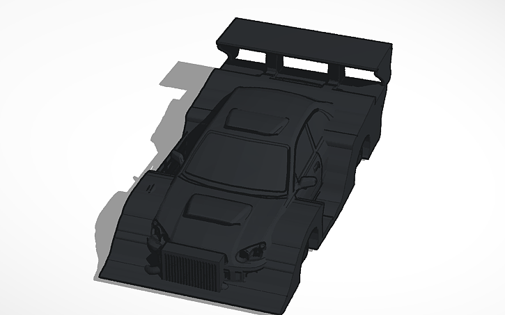 3D design Widebody Subaru WRX - Tinkercad