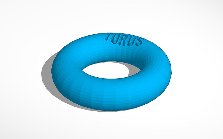 3D design Torus - Tinkercad