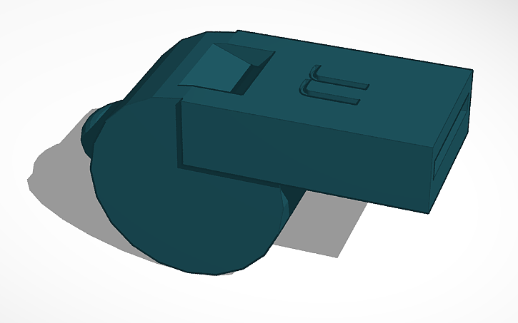 3D design Whistle - Tinkercad