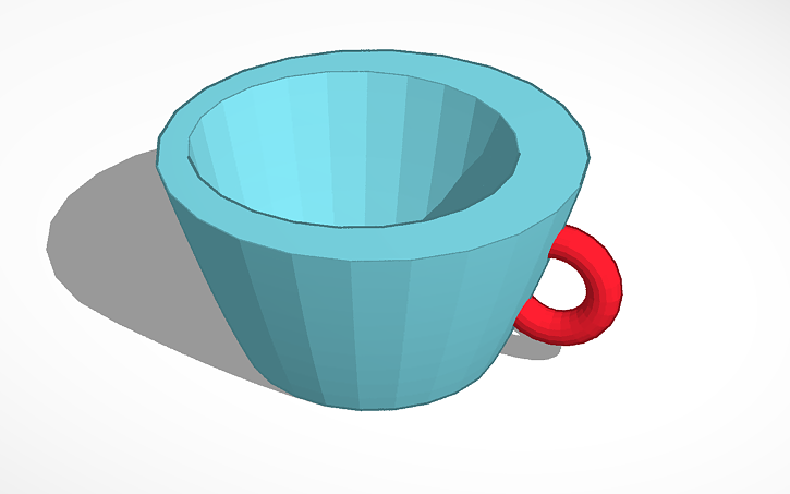 3D design fincan 7. sınıf çarş - Tinkercad
