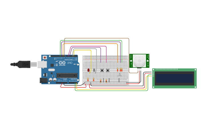 Circuit design Practico 3 - Tinkercad