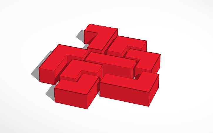 3D design Cube puzzle 3x3 - Tinkercad
