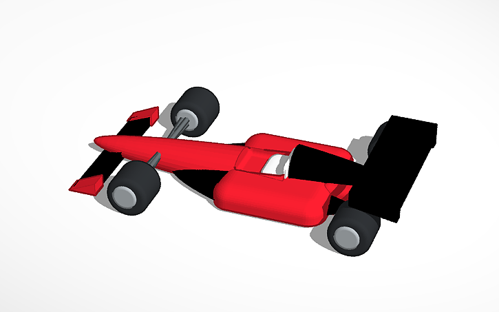 3D design F1 Car - Tinkercad