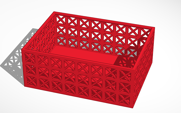 3D design Day 20 - Lattice box - Tinkercad