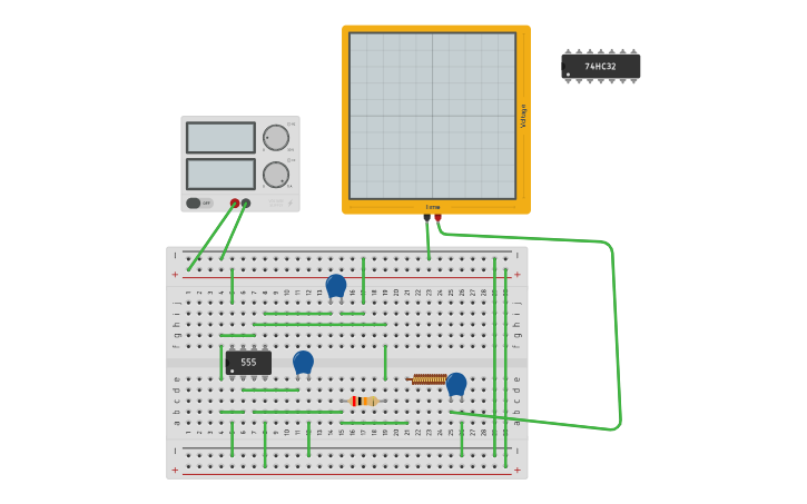 Circuit design Copy of semaforo sin arduino - Tinkercad