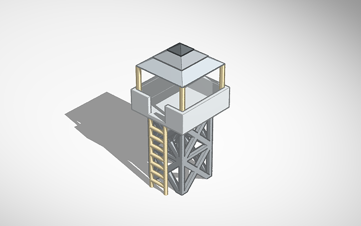 3D design WATCHTOWER - Tinkercad
