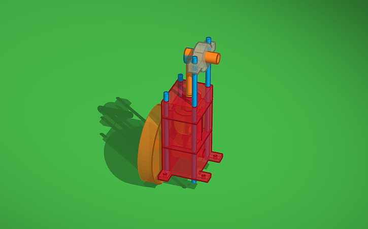 3D design newest air engine - Tinkercad