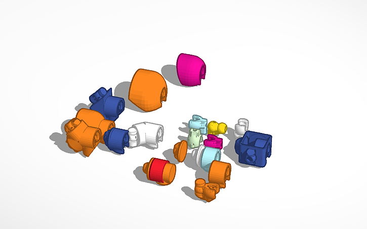 3D design Copy of New Connectors - Tinkercad
