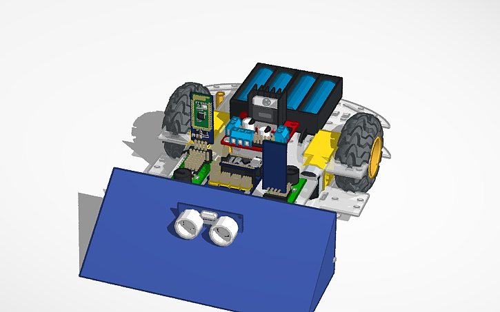 3D design SUMOBOT | TEAM B - Tinkercad