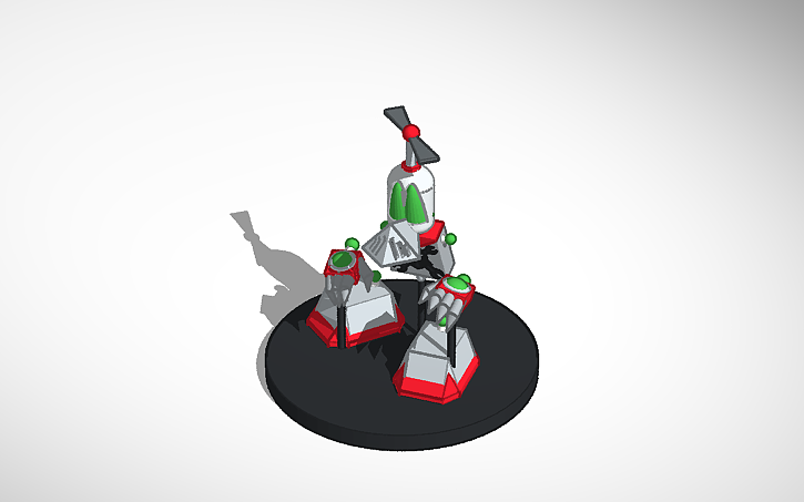 3D design Robo-Ray Statue - Tinkercad