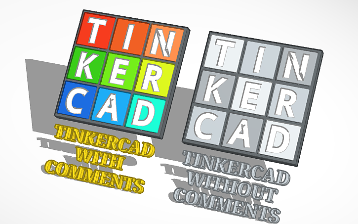 3D design Tinkercad Without Comments - Tinkercad