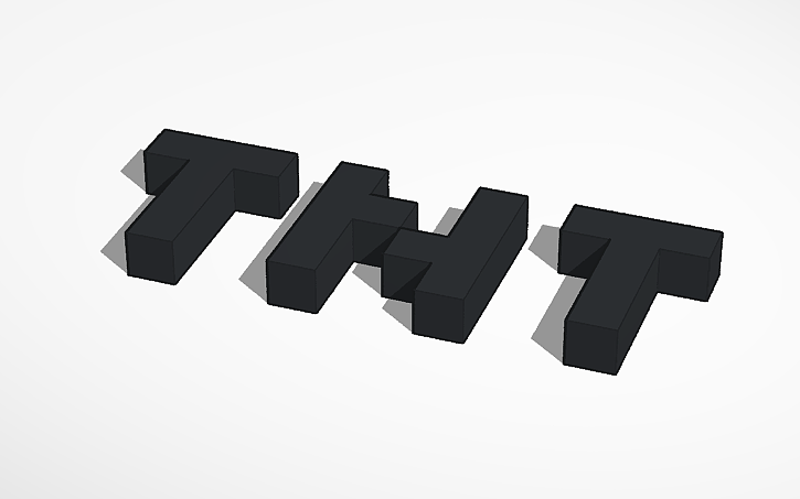 3D design CheapTNT: TNT - Tinkercad