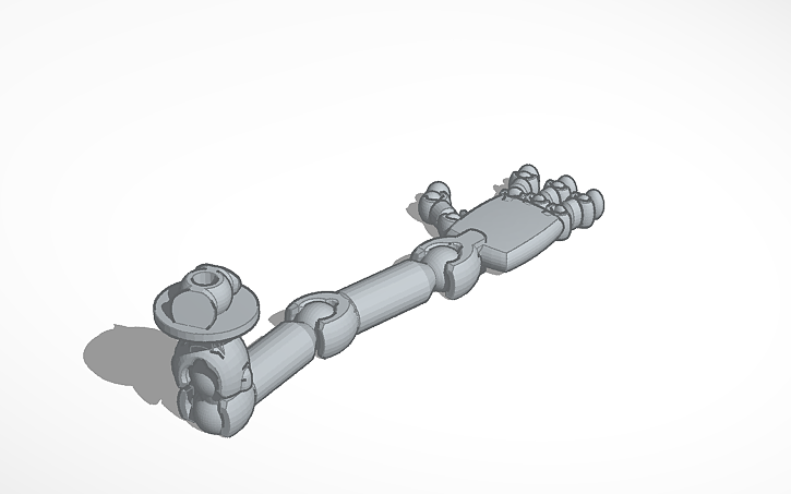 3D design robot arm - Tinkercad