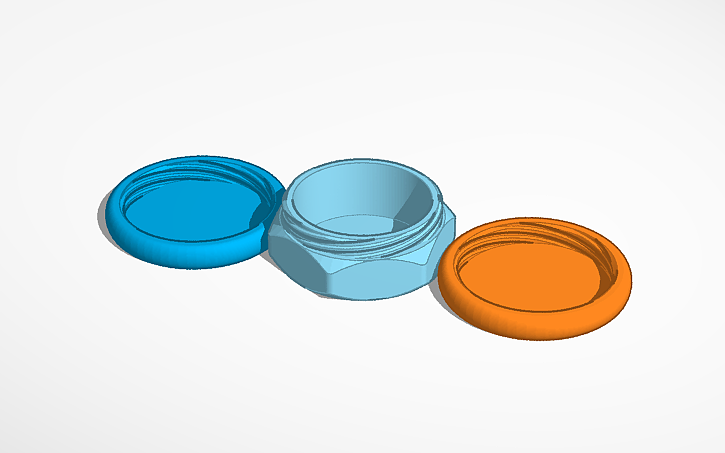 3D design Hex Jar - Demo - Tinkercad