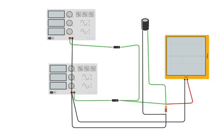 Circuit design Trafo - Tinkercad