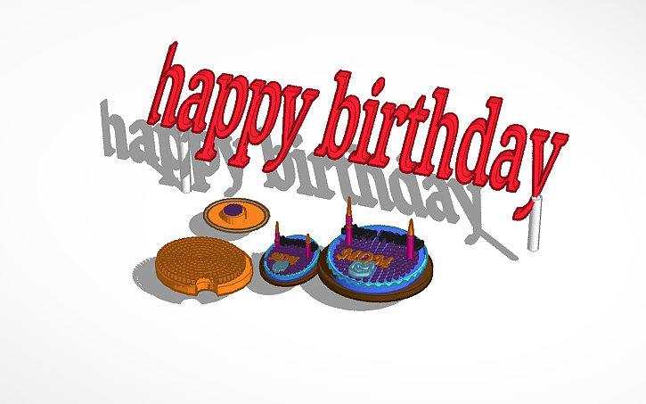 3D design Happy Birthday Mom! - Tinkercad