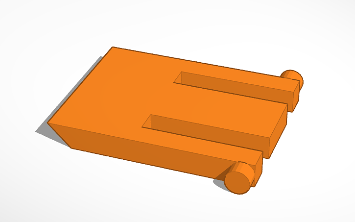 3D design Keyboard leg - Tinkercad