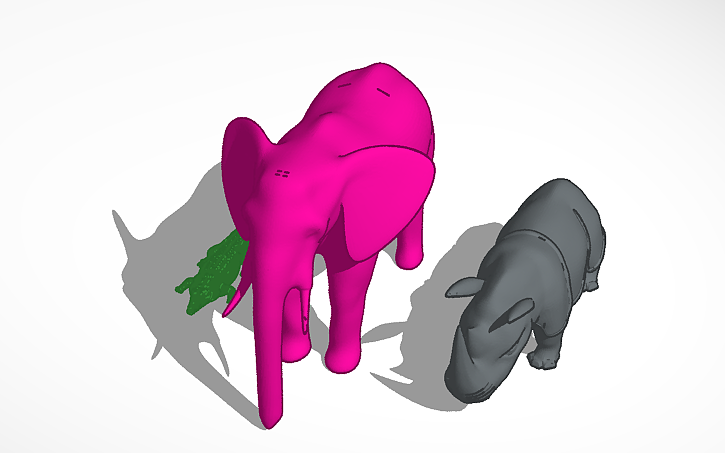 3D design Animals - Tinkercad