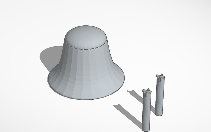 3D design Liberty bell - Tinkercad