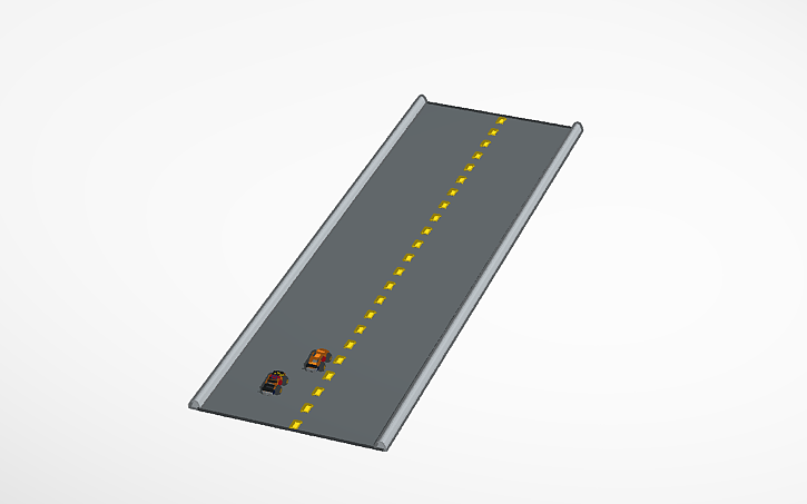 3D design Police Chase/PIT maneuver sim lab - Tinkercad