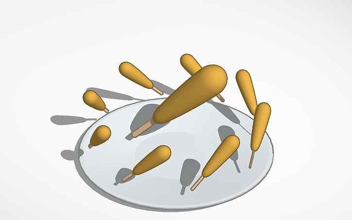 3D design Corn-Dogs - Tinkercad