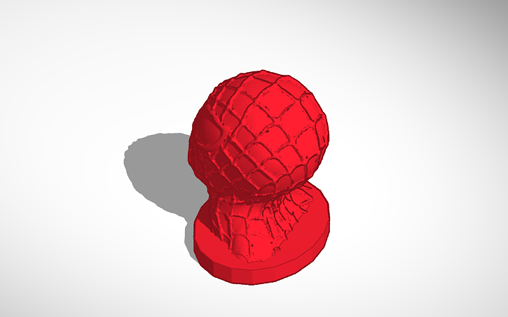3D design Spider Man - Tinkercad
