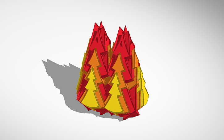 3D design fire!!! - Tinkercad