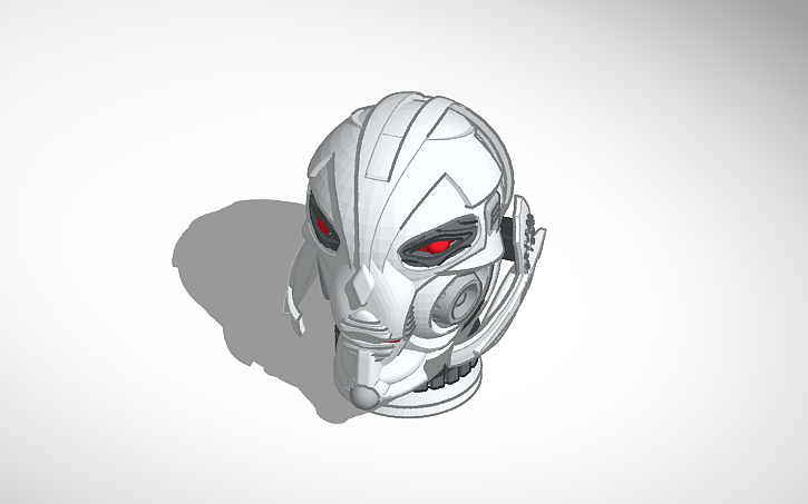 3D design Ultron Head - Tinkercad
