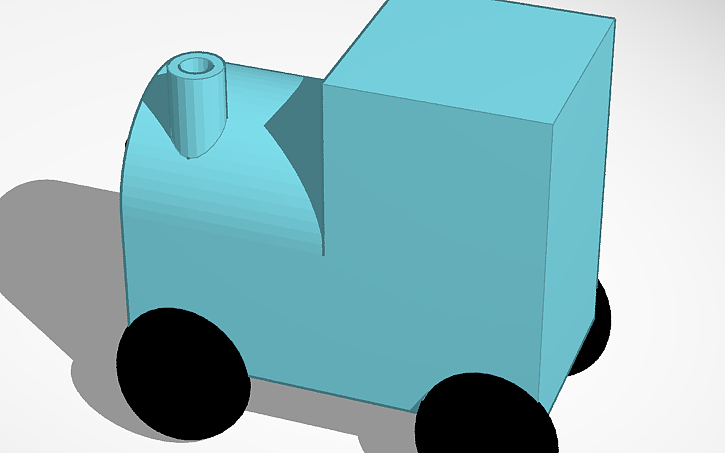 3D design Thomas The Tank Engine - Tinkercad