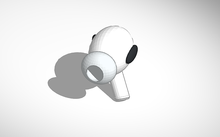 3D design airpod 3 - Tinkercad
