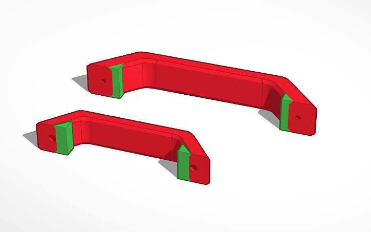3D design Drawer Handle - Tinkercad