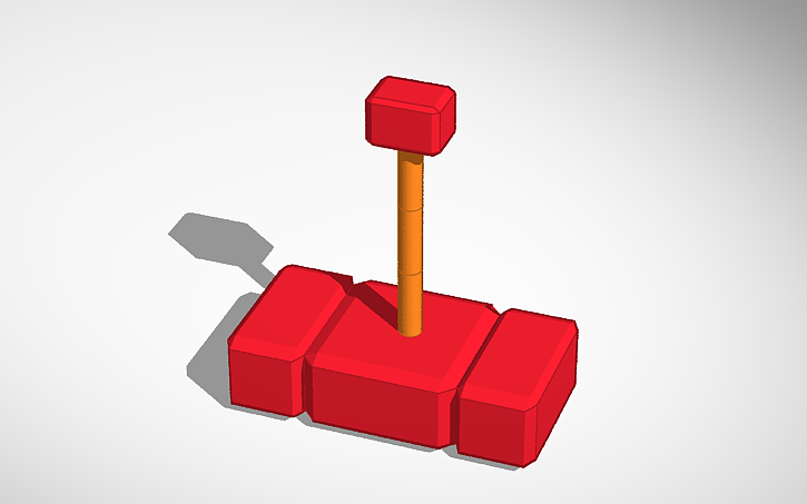 3D design Floppy hammer (battlebot) - Tinkercad