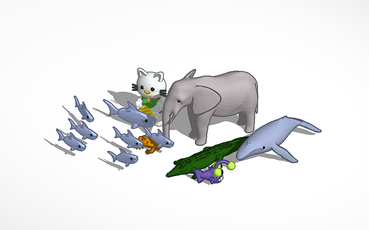 3D design animals - Tinkercad