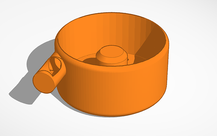 3D design Rondraaiend vergiet - Tinkercad