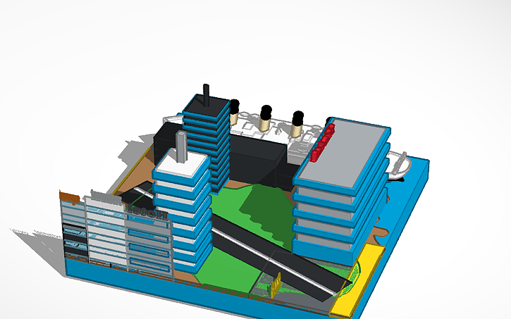 3D design Island (Copyable design) - Tinkercad
