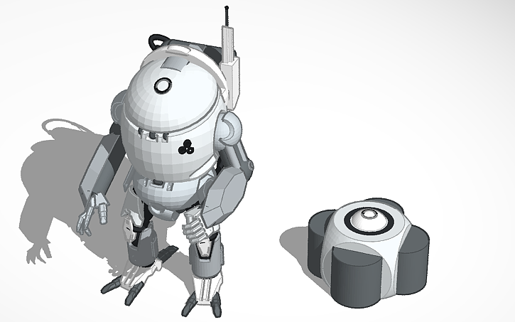 3D design Power Armor prototype 1 - Tinkercad