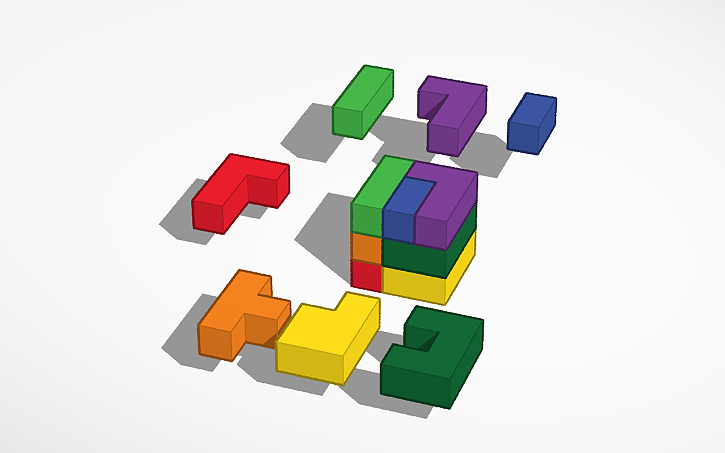3D design Puzzle Cube Design Challenge - Tinkercad
