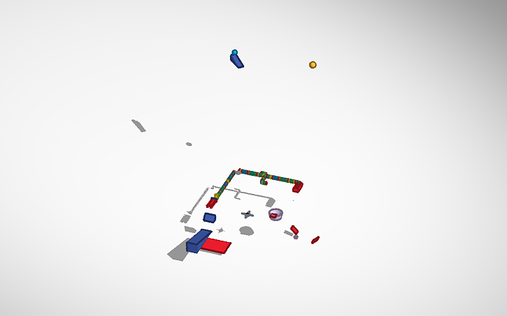 3D design crazy ball and domino - Tinkercad