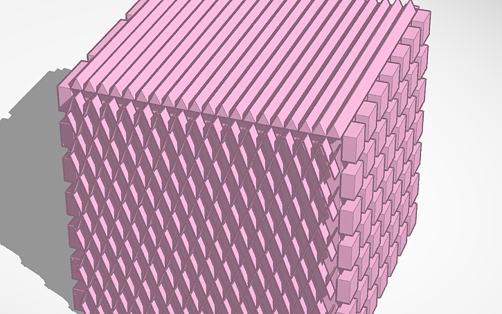 3D design Cubo texture - Tinkercad