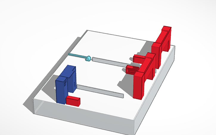 3D design Gate Automation - Tinkercad