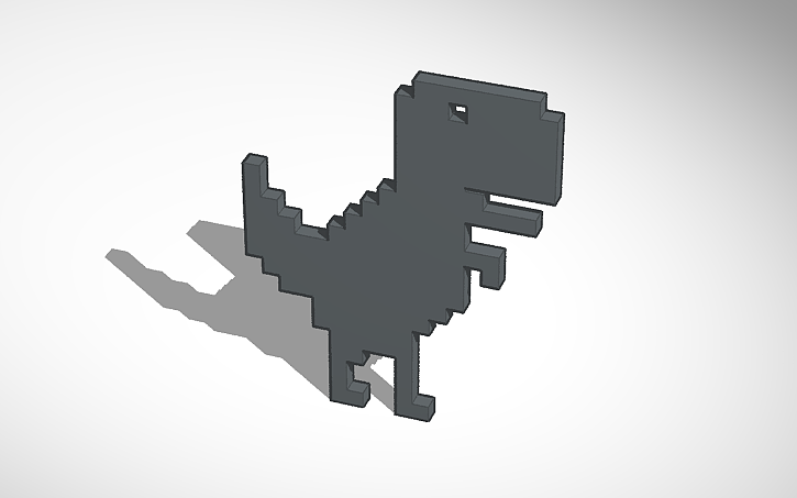 3D design google offline game trex - Tinkercad