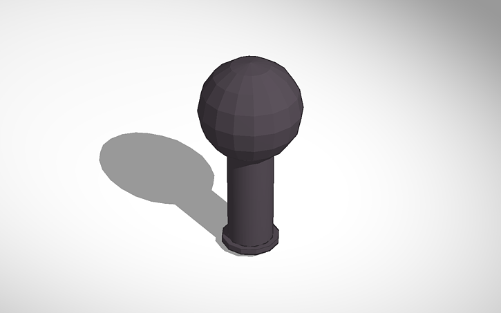 3D design Lego Microphone (Scale) - Tinkercad