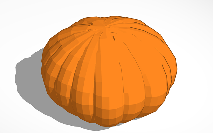 3D design Pumpkin? - Tinkercad