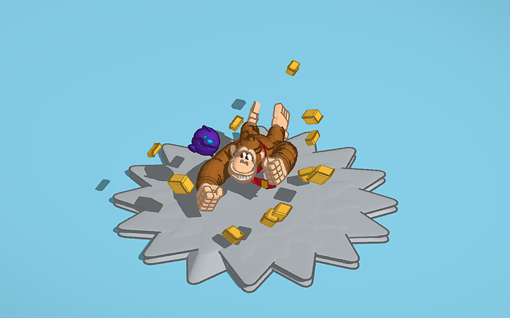 3D design Donkey Kong! - Tinkercad