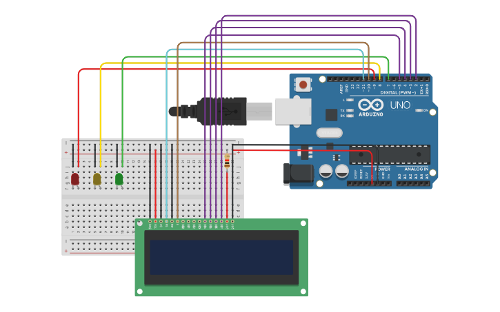 Circuit Design Traffic Light Using Arduino Without Lcd A Beginner