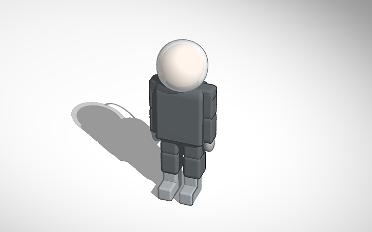 3D design space soldier - Tinkercad