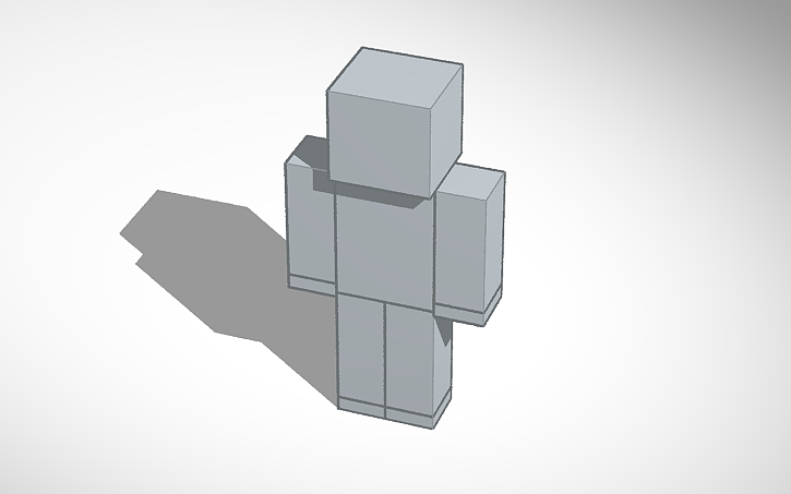 3D design Minecraft Character Template(Updated) - Tinkercad