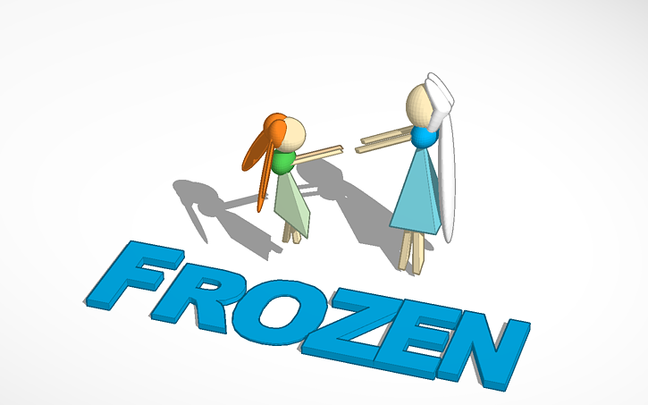 3D design FROZEN - Tinkercad