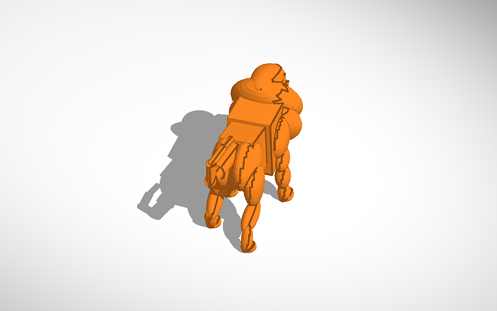 3D design Jeremy Wuitschick Quadruped LionExample - Tinkercad